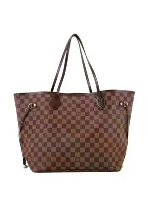 LOUIS VUITTON Damier Mm Tote Bag - Brown