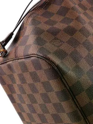 LOUIS VUITTON Damier Mm Tote Bag - Brown