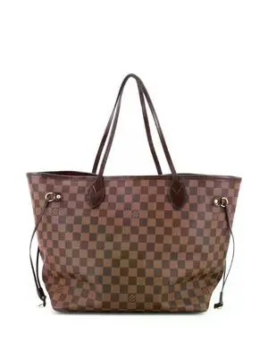 LOUIS VUITTON Damier Mm Tote Bag - Brown