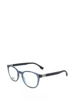 BOSS Round Frame Eyeglasses - Blue