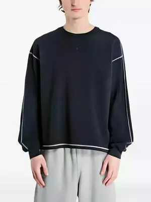 JORDAN Flight Contrast-stitch Top - Black