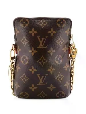LOUIS VUITTON Monogram Canvas Utility Phone Sleeve Bag