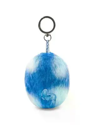 EVISU Daruma Faux-fur Keyring