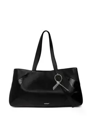 Off-White Oyah East West Leather Shoulder Bag