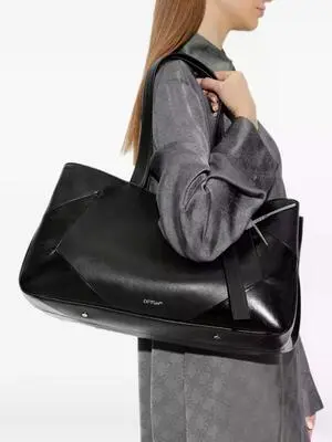 Off-White Oyah East West Leather Shoulder Bag