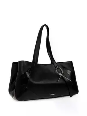 Off-White Oyah East West Leather Shoulder Bag