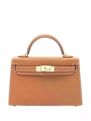 Hermès 2023 Mini Kelly 2 Handbag - Brown