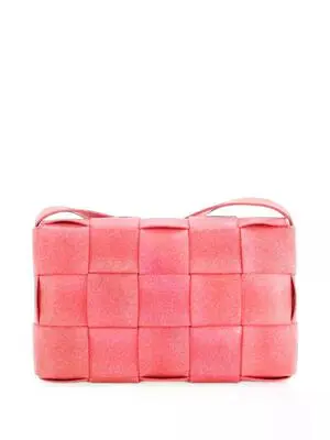 Bottega Veneta Cassette Maxi Intrecciato Rubber Crossbody Bag