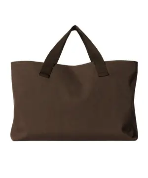 THE ROW Brian Medium Tote Bag - Deep Brown