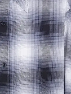 Amiri Plaid Printed Buttoned Shirt - Black