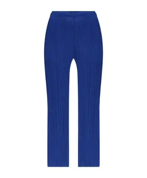 Issey Miyake Pleated Straight-leg Trousers