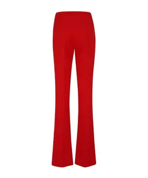 Elisabetta Franchi Pleated Flare Casual Trousers