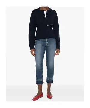 DONDUP Button-fly Frayed Jeans