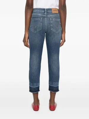 DONDUP Button-fly Frayed Jeans