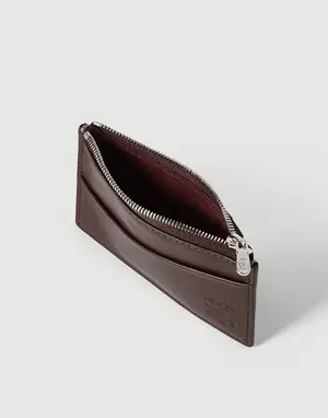 Brunello Cucinelli Grained Leather Travel Pouch