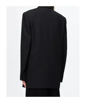 Alberta Ferretti Double-breasted Blazer With Notched Lapel