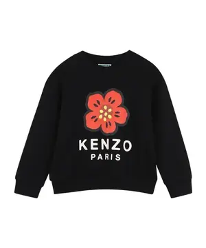Kenzo Floral Logo Crewneck Sweatshirt