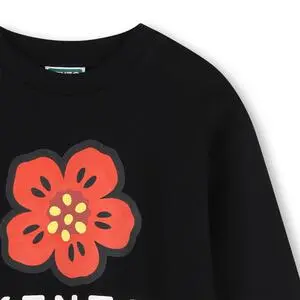 Kenzo Floral Logo Crewneck Sweatshirt