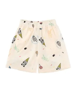 Kenzo All-over Graphic Bermuda Shorts - White