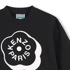 Kenzo Floral Outline Logo Sweatshirt