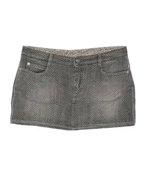 Ermanno Scervino Textured Denim Skirt