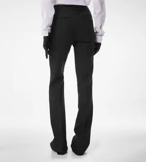 TOM FORD Wool Silk Blend Tailored Tuxedo Straight Pants