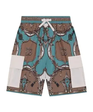 Dolce & Gabbana Cargo Patterned Shorts
