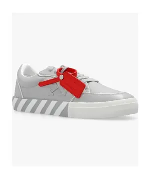Off-White Low Vulcanized Outlined Leather Sneakers