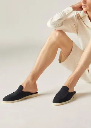 Loro Piana Summer Walk Babouche Mules