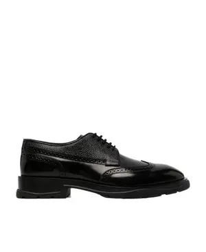 Alexander McQueen Round Toe Lace-up Business Shoes