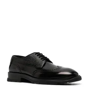 Alexander McQueen Round Toe Lace-up Business Shoes