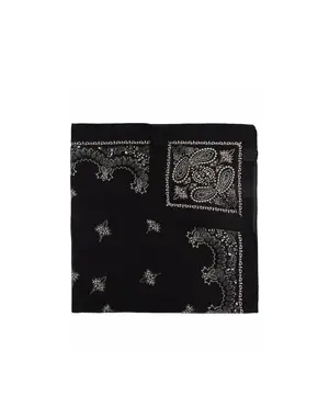 Destin Printed Scarf - Black