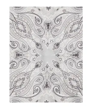 Etro Silk Pocket Square With Paisley And Medallion Motif