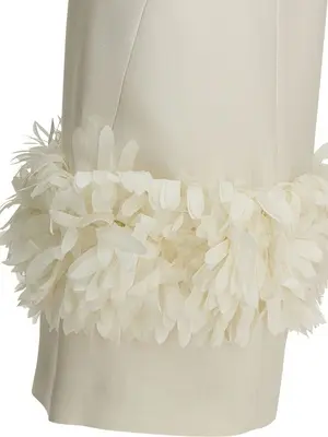 TOTEME Feather Trim Skirt