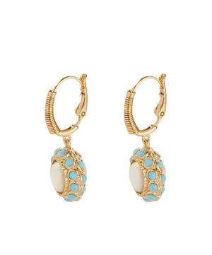 Gas Bijoux Tao Splash Earrings - Yellow