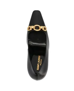 Saint Laurent Chain-link Slip-on Pumps