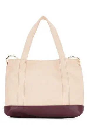 Chloé Logo-patch Canvas Tote Bag