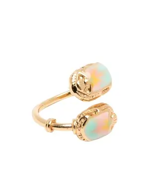 Gas Bijoux Duality Scara Ring - Yellow