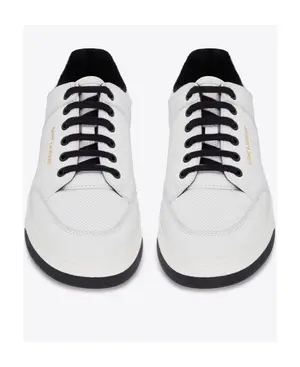 Saint Laurent Sl/61 Low-top Sneakers In Grained Leather