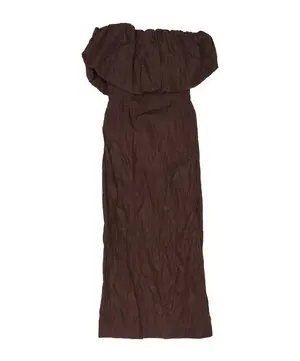Magda Butrym Ruffled Strapless Dress