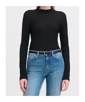 Filippa K Lyocell Cashmere Mock Neck Top