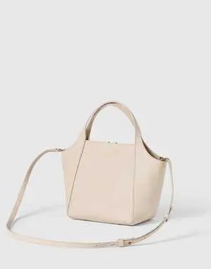 Brunello Cucinelli Sartorial Small Bucket Bag In Soft Grained Leather