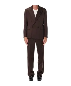 LARDINI Double-breasted Peak-lapel Suit