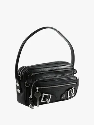 Acne Studios Medium Zippered Shoulder Bag