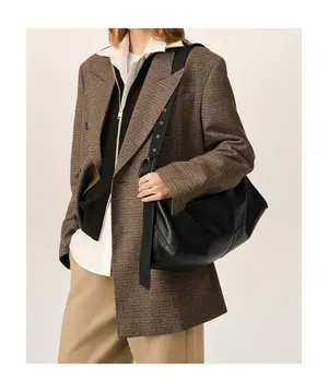 AMI Paris Small Taurillon Leather Etienne Crossbody Bag