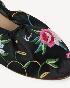 Kenzo Ballet' Ballerinas In Embroidered Satin