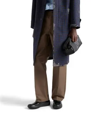Prada Brushed Leather Loafers