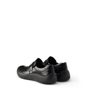 Prada Brushed Leather Loafers