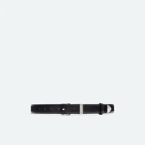 Helmut Lang Leather Wardrobe Belt - Black