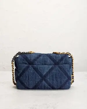 FWRD RENEW Chanel Denim Medium 19 Flap Bag